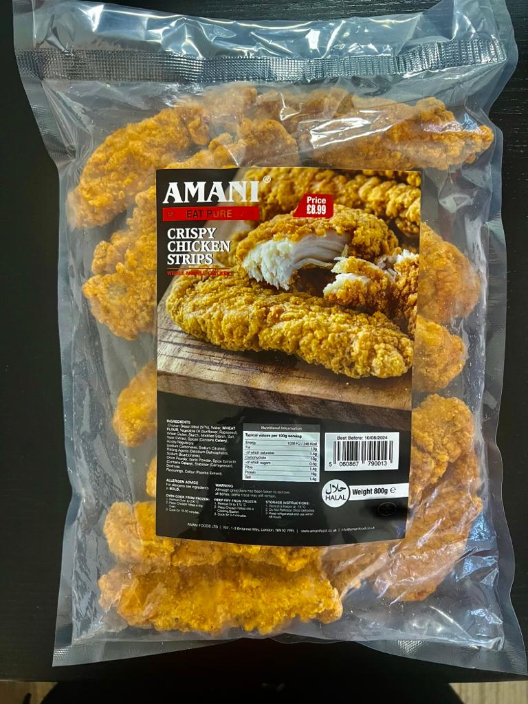 Amani Crispy Chicken Strips (700g) – Foodukaan.co.uk