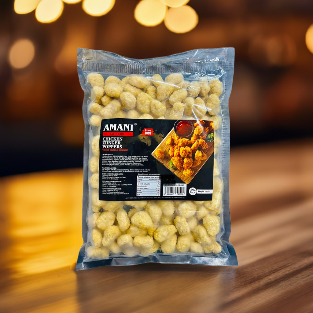 Amani Chicken Zinger Poppers (700g) – Foodukaan.co.uk